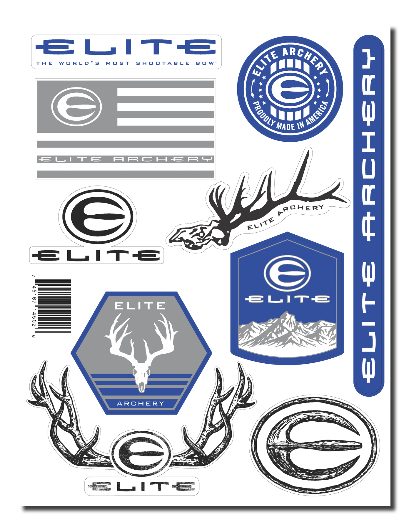 Elite Sticker Sheet – Elite Archery